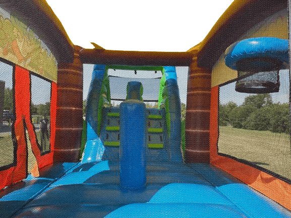 Jungle Dry / Wet Combo for Rent - Kangaroo's Castles Bouncy Castle ...